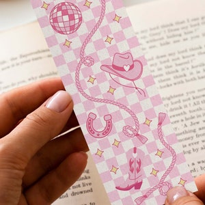 Cowgirl Disco Bookmark Design, PNG File, Cute Creative Bookish ...