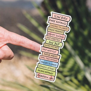 Book Tropes PNG Design: Romance Bookworm Graphic (commercial Use) - Etsy