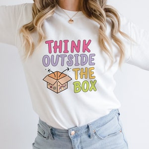 Think Outside the Box SVG, Affirmations Svg, Motivational Svg, Manifest ...