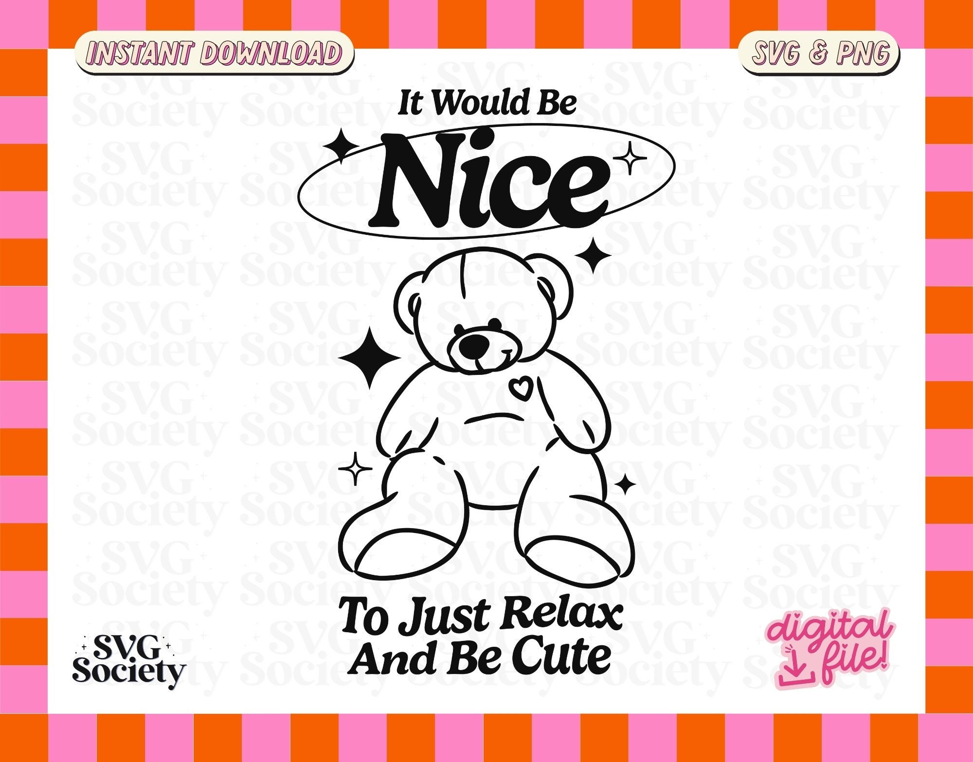 Cute & Trendy Relaxing Teddy Bear Y2K Aesthetic Design for T-shirt ...