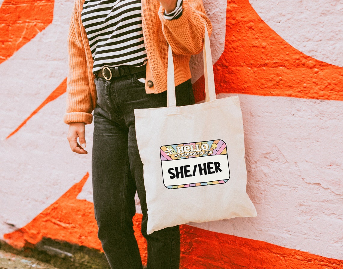 She Her Pronouns SVG PNG ꕀ Pronouns Svg, Trans Svg, Pride Svg, Gender ...