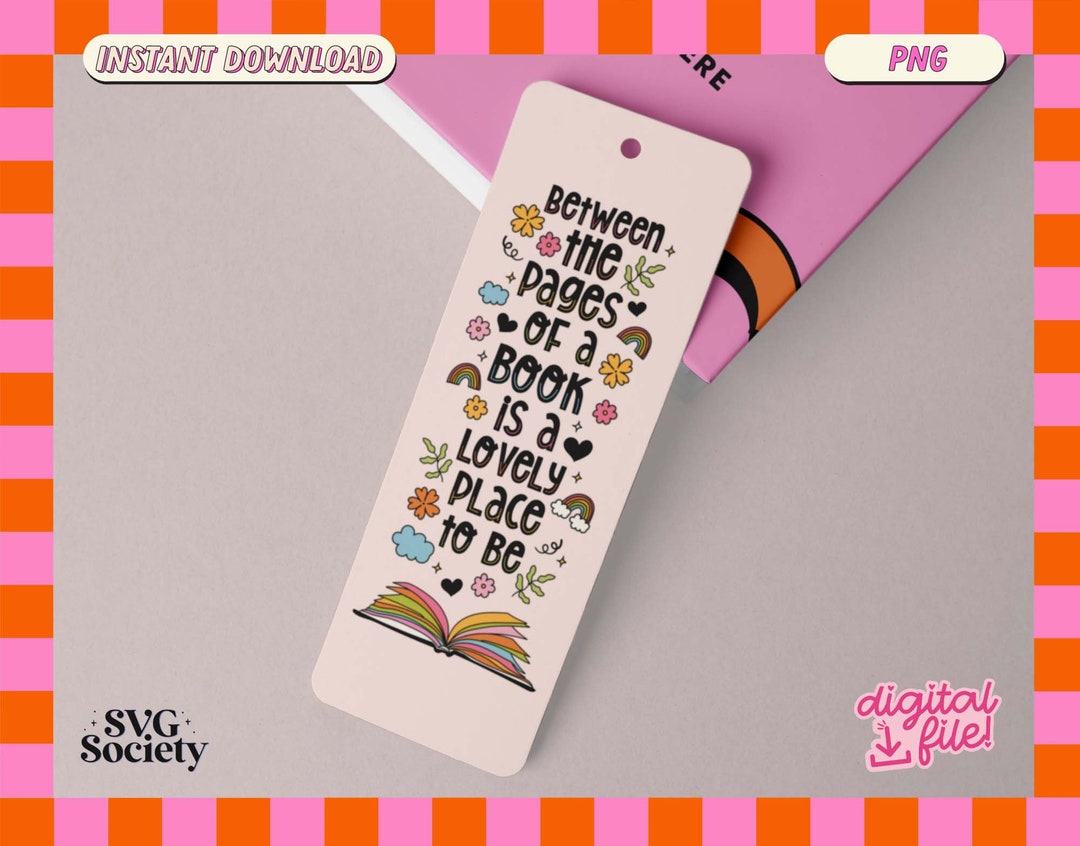 Between The Pages Of A Book Is A Lovely Place To Be PNG File Cute
