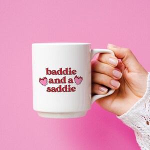 Baddie and A Saddie SVG, PNG, Baddie Svg, Baddie Png, Saddie Png, Funny ...