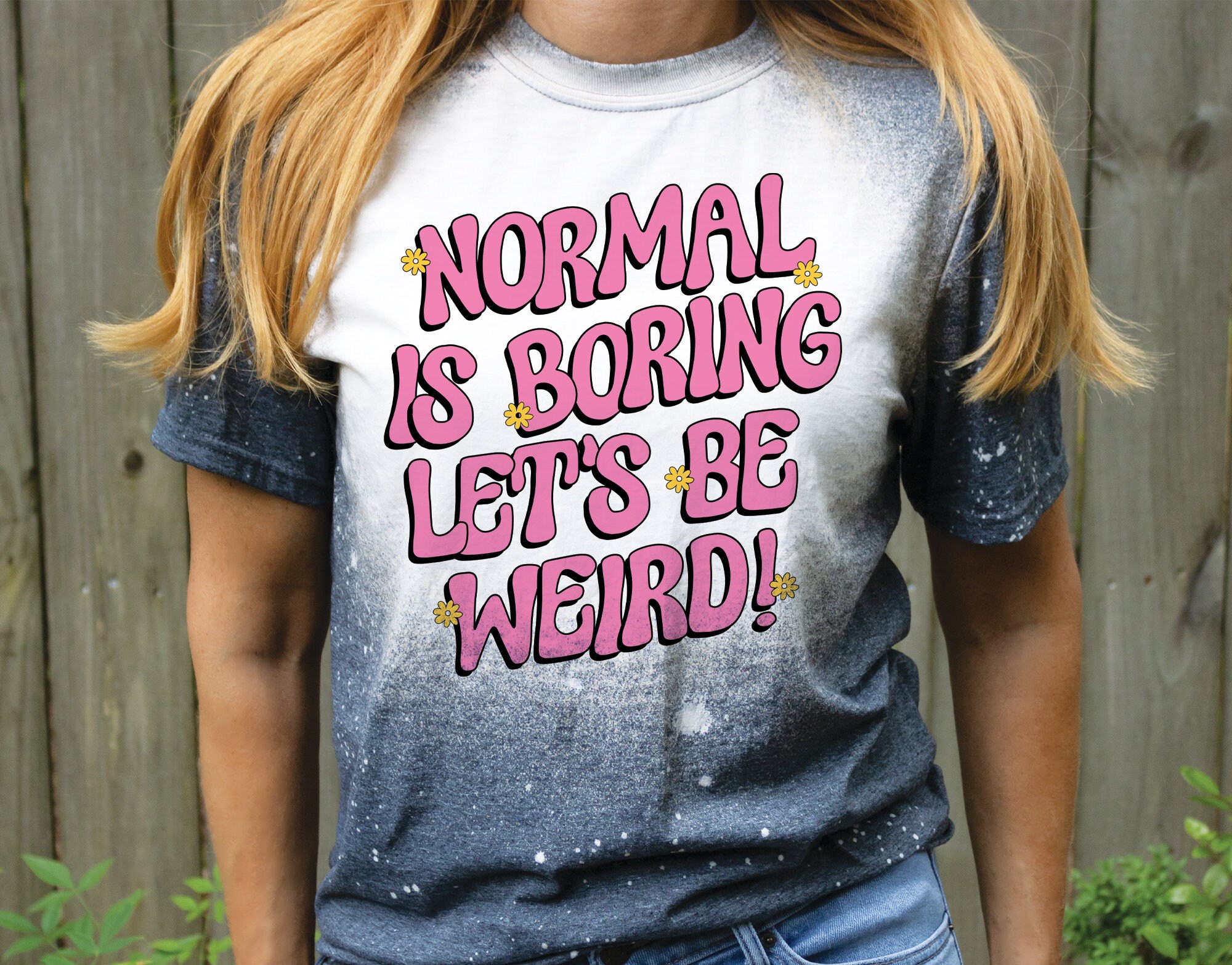 Normal is Boring SVG Lets Be Weird Png Quote Svg Stay Weird - Etsy
