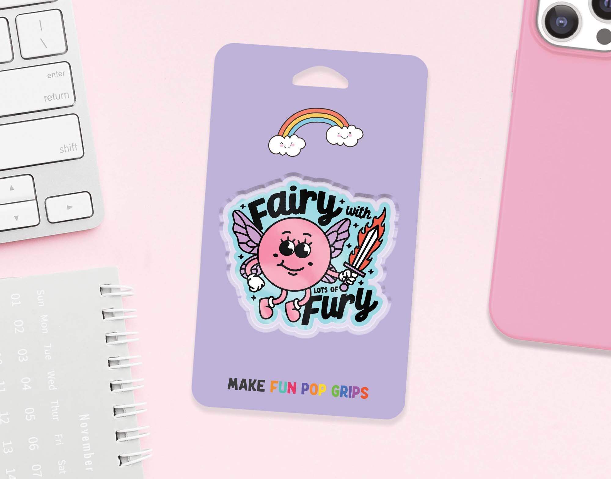 Fairy With Lots of Fury | SVG PNG File | Funny Retro Character Art ...