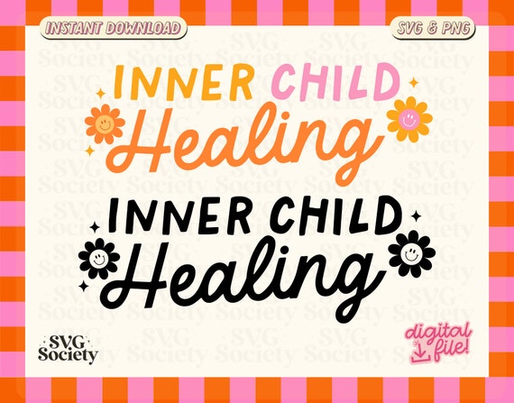 Inner Child Healing SVG Mental Health Matters Svg Groovy - Etsy