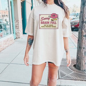 Sorry Brain Full SVG PNG Cute Funny Retro Mental Health Design for T ...