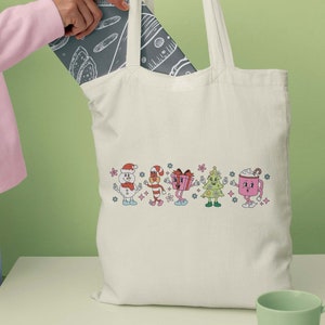 Cute Retro Christmas Characters SVG PNG File, Trendy Creative Christmas ...