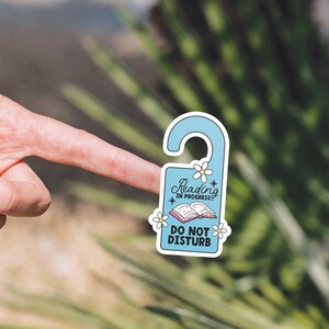 Reading in Progress Do Not Disturb SVG PNG, Bookish Svg, Bookworm, Book ...