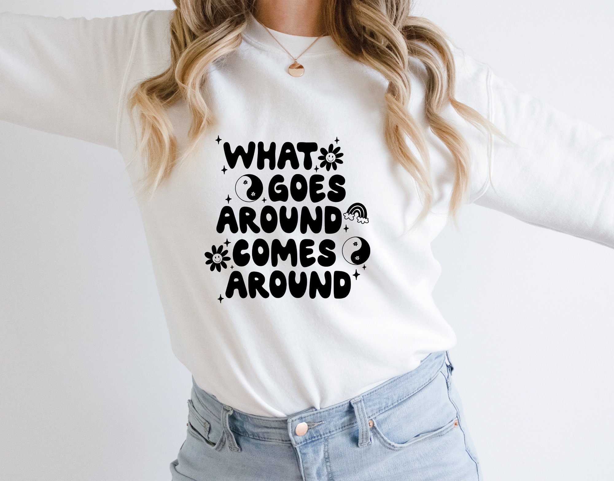 What Goes Around Comes Around SVG Protection Svg Karma Svg - Etsy