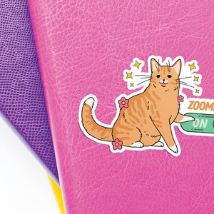 Cat Zoomies PNG, Funny Cat Png, Digital Design for Sticker, T-shirt ...