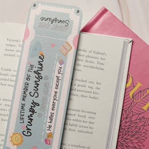Lifetime Member of the Grumpy Sunshine Bookmark Design, PNG File, Cute ...