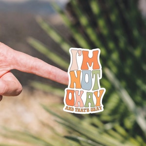 I'm Not Okay Retro SVG PNG: Mental Health Design (digital Download) - Etsy