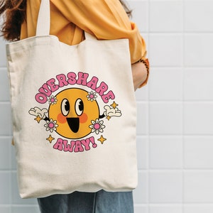 Overshare Away SVG PNG File, Mental Health Svg, Anxiety, Too Much Info ...