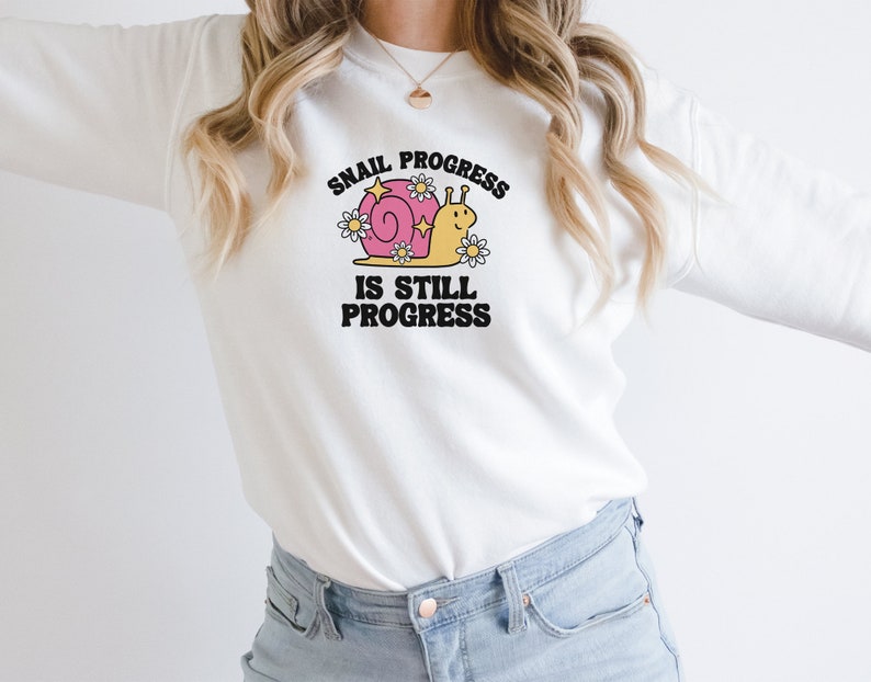 Snail Progress is Still Progress SVG PNG, Motivational Quote, Cute ...