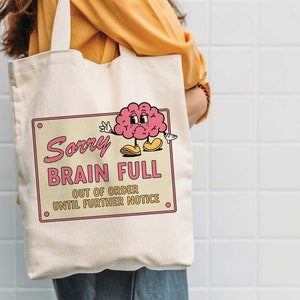 Sorry Brain Full SVG PNG Cute Funny Retro Mental Health Design for T ...