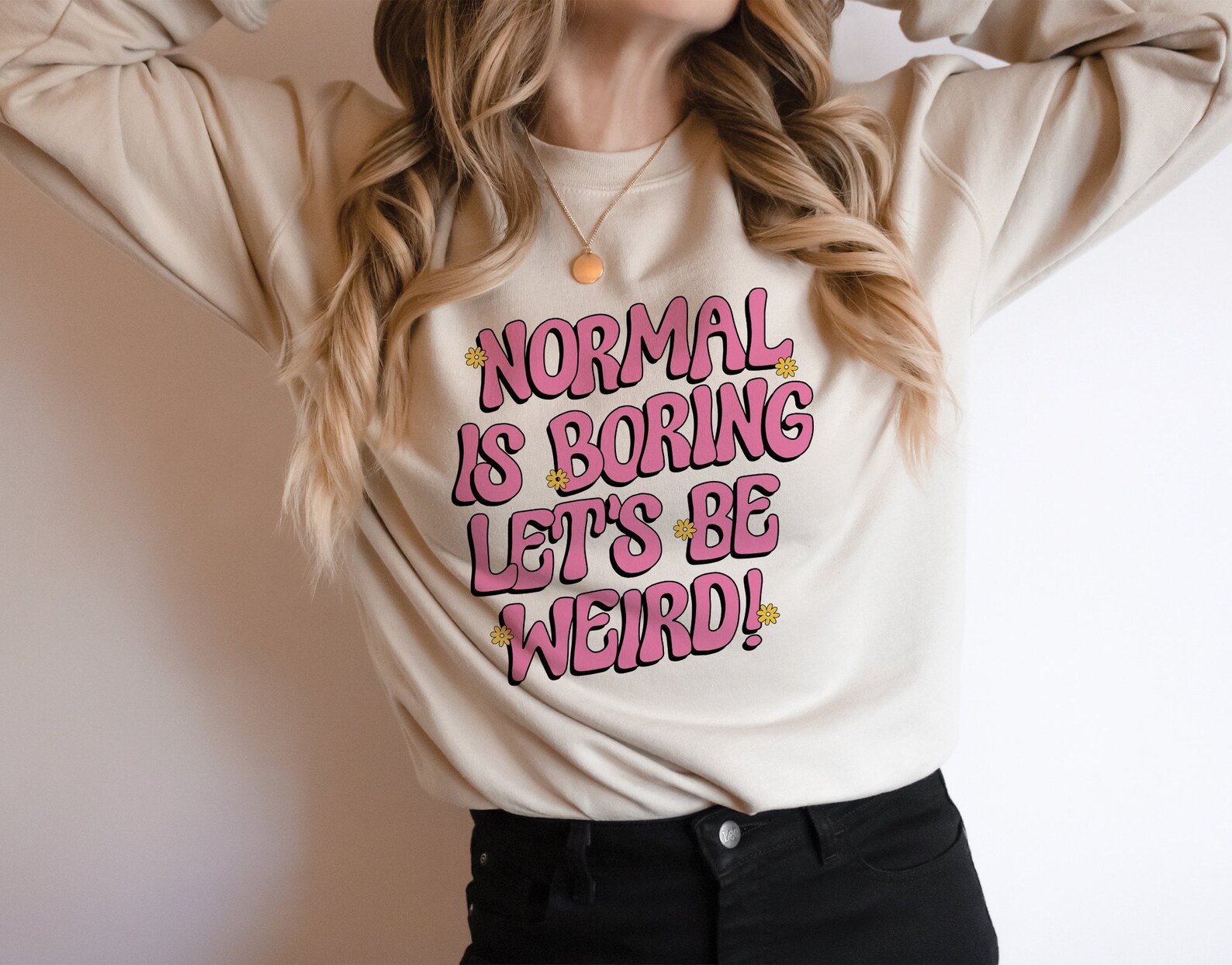 Normal is Boring SVG Lets Be Weird Png Quote Svg Stay Weird - Etsy
