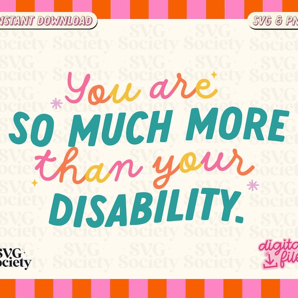 Disability Svg - Etsy