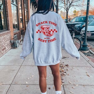 Snack Time is the Best Time SVG PNG Retro Trendy Pizza Design for T ...