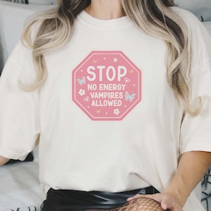 No Energy Vampires Allowed SVG PNG File Cute Trendy Artsy Design for ...