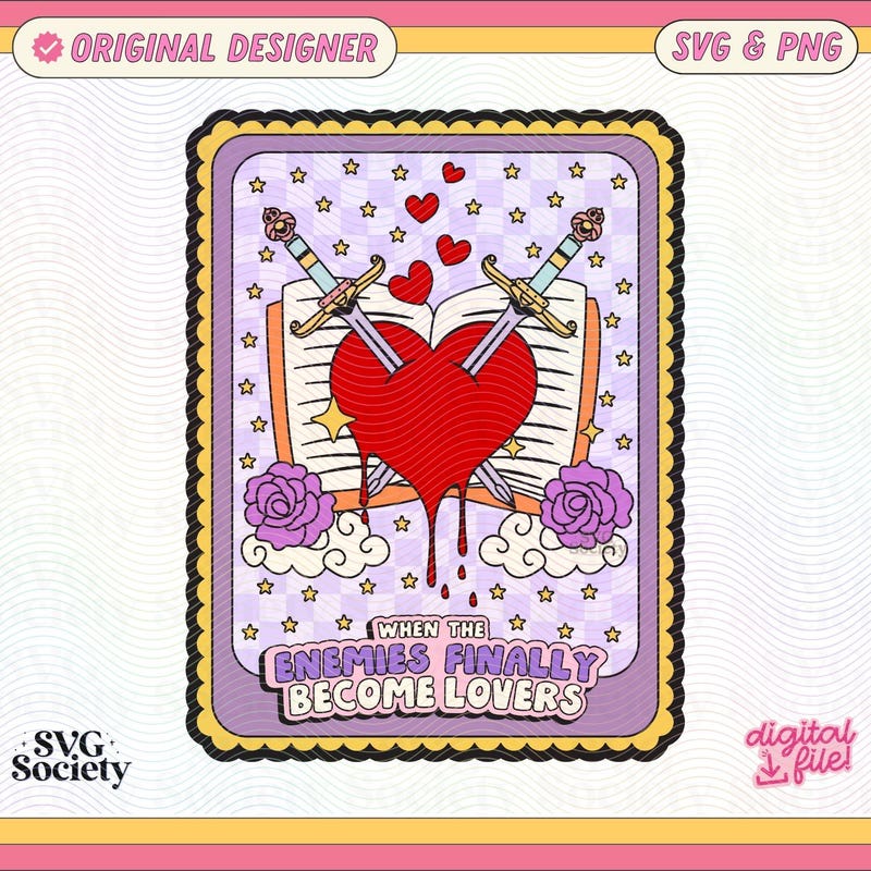 With the Enemy Saying - Etsy