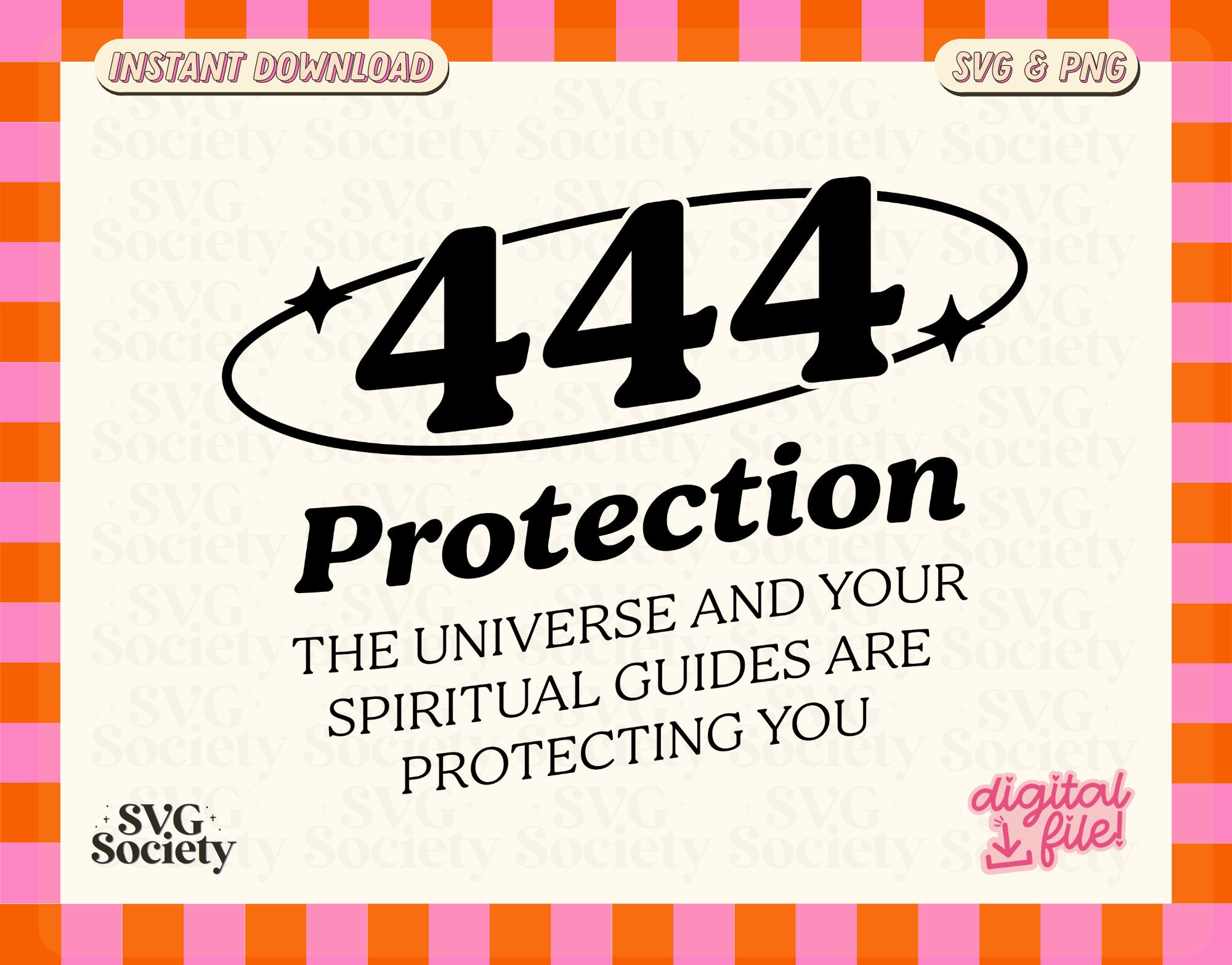 Angel Numbers SVG 444 Angel Numbers Svg Manifest Svg Trendy - Etsy