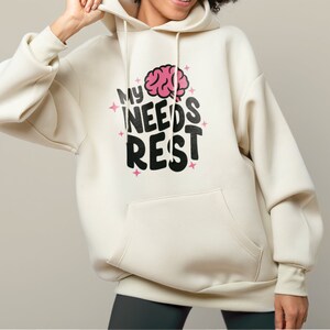 My Brain Needs Rest SVG PNG: Mental Health, Self Care Design (digital ...