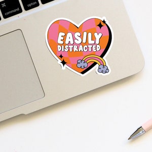 Easily Distracted SVG PNG: ADHD Neurodiversity Design File (digital ...