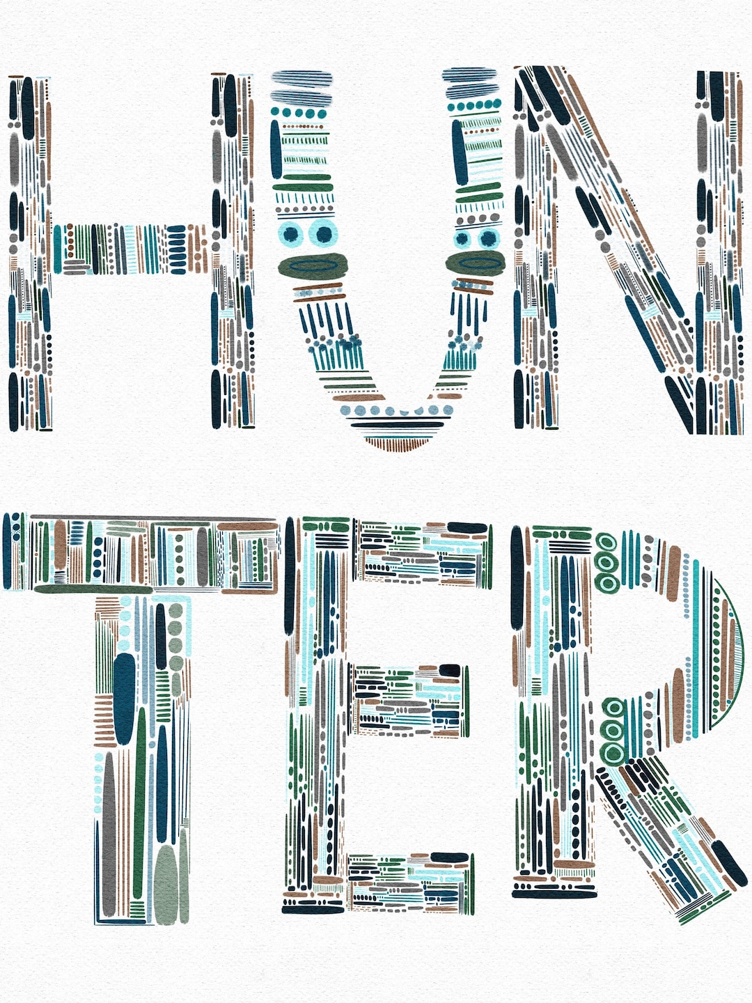 Personalized Name Wall Decor | Name Stack | Name Art | Name Art | Name ...