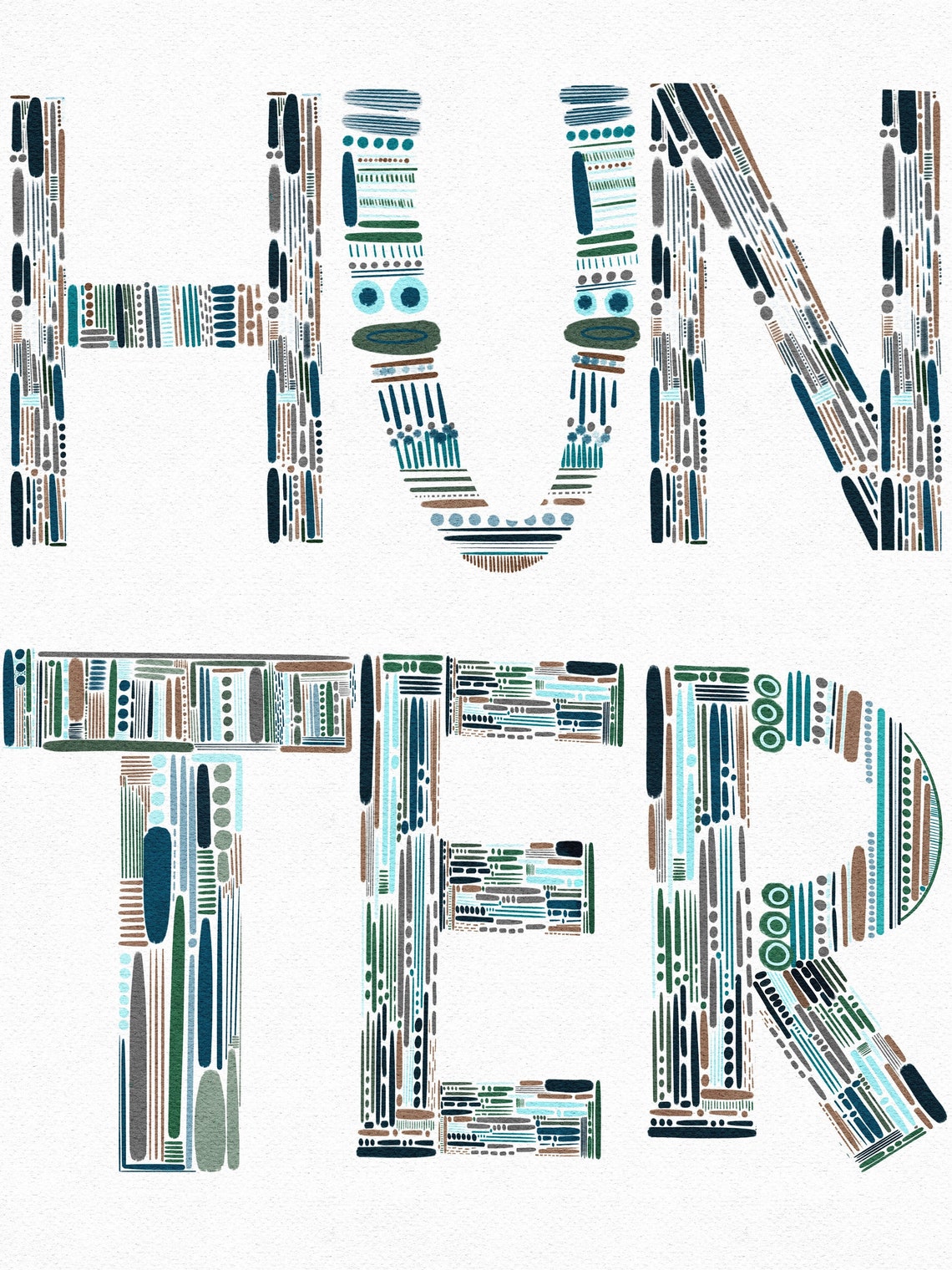 Personalized Name Wall Decor | Name Stack | Name Art | Name Art | Name ...