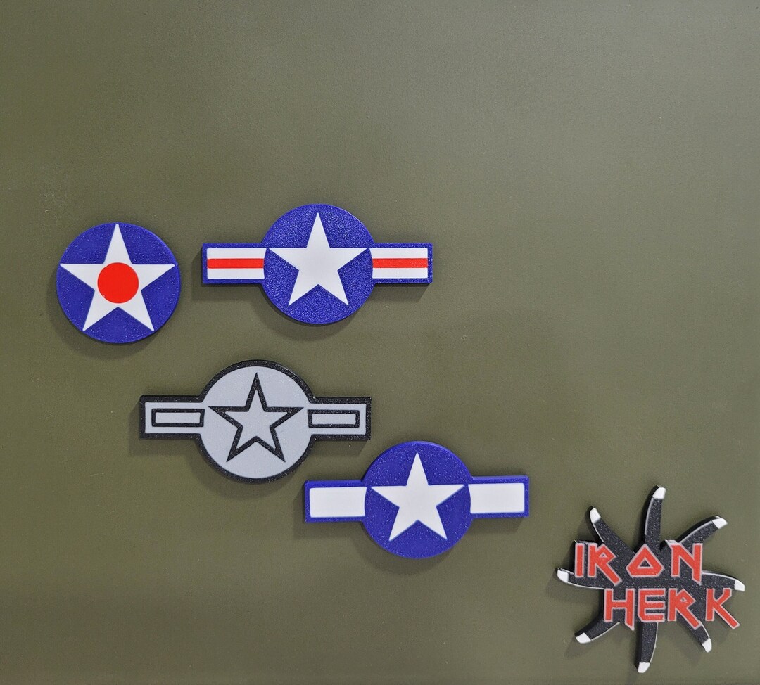 US Military Aircraft Insignia Magnets (set of 4) - Etsy