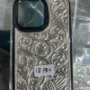 Christmas Gift Sterling Silver Mobile Cover iPhone Mobile Phone Back ...