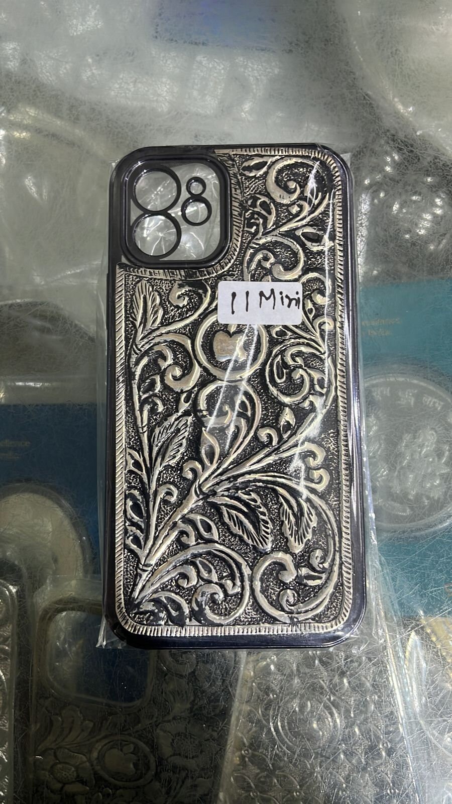 Christmas Gift Sterling Silver Mobile Cover iPhone Mobile Phone Back ...