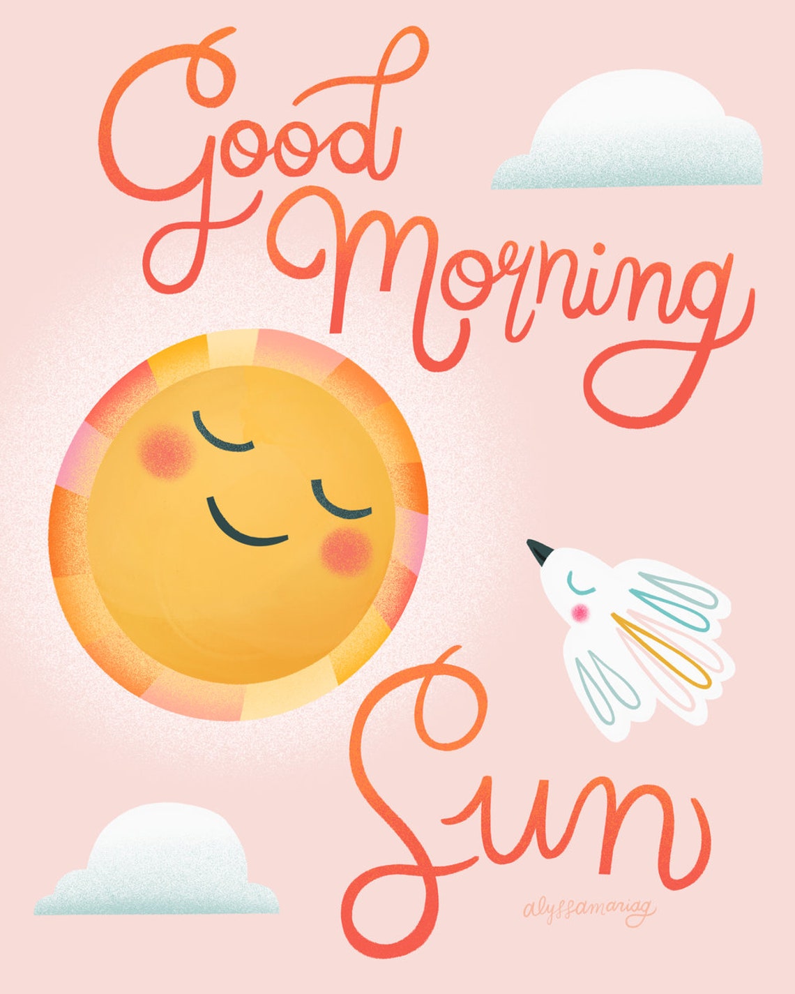 Good Morning Sun 8x10 Nursery or Kids' Playroom Print - Etsy