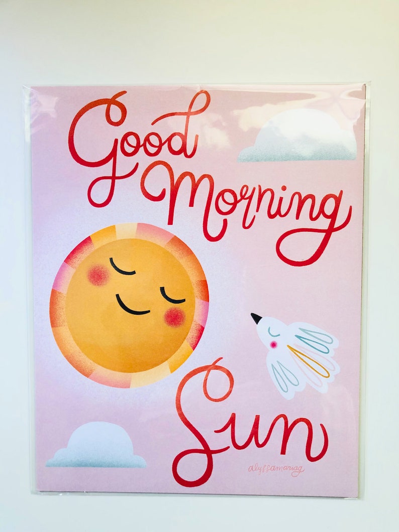 Good Morning Sun 8x10 Nursery or Kids' Playroom Print - Etsy