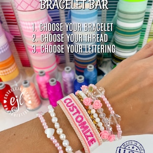 Create Your Own Custom Embroidered Tassel Statement Bracelet ...