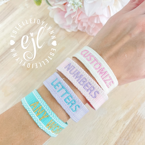 Custom Friendship Bracelet With Numbers - Etsy