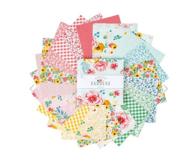 Spring Garden, RILEY BLAKE DESIGNS, 42 Pcs 5 Stacker Quilt Squares - Etsy