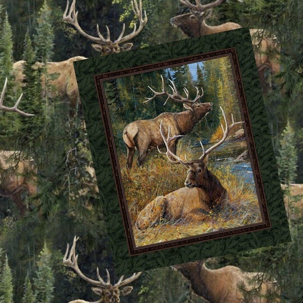 Elk Fabric - Etsy
