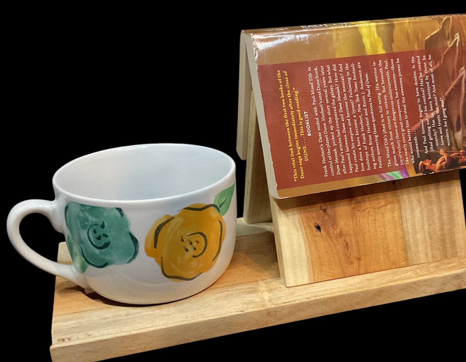 Book Valet, Book Place Holder, E-reader Stand With Cup Holder. Gift for ...