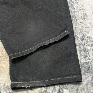 Freaky Massive Baggy Jeans Spike Pocket Embroidered Pocket Black ...