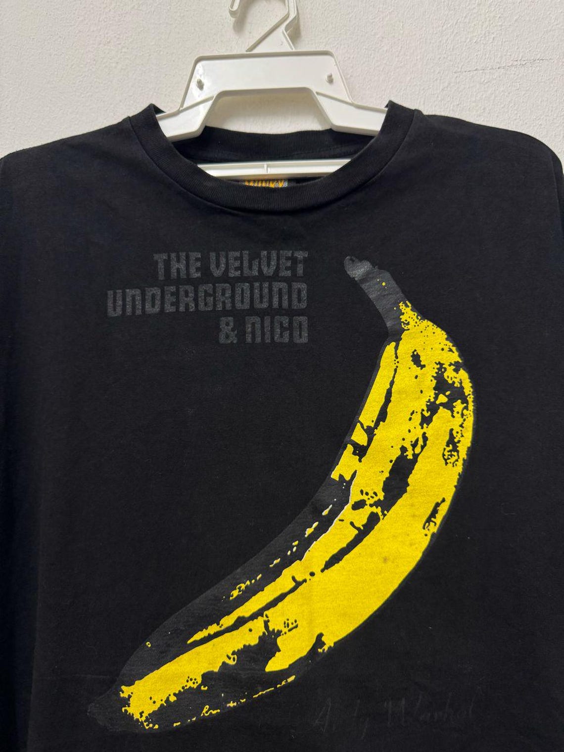 Vintage Velvet Underground & Nico Band T Shirt / Pop Art Andy Warhol T ...