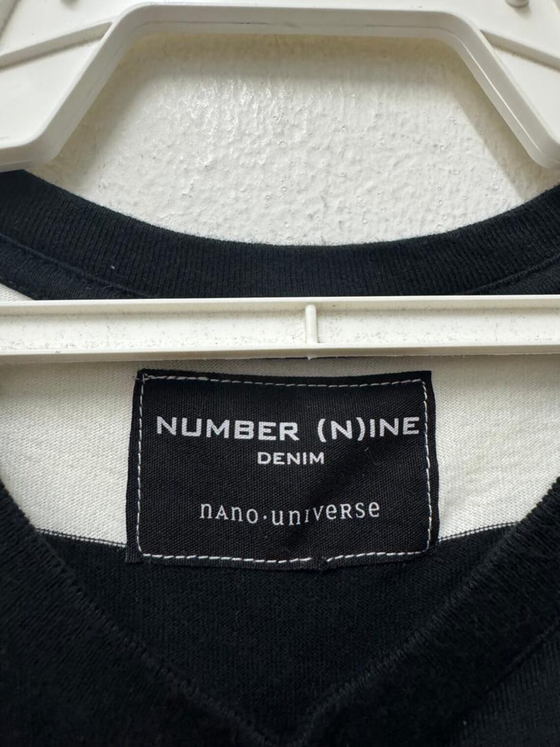 Number Nine Takahiro Miyashita Japanese Brand / Stripes Tee Long Sleeve ...