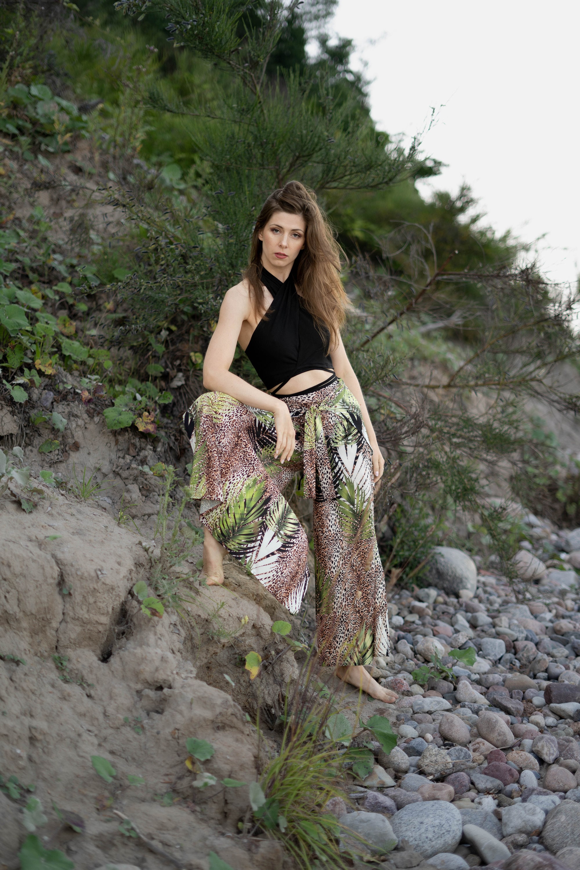 Wild Soul Pareo Pants, Wrap Pants, Brazilian Zouk Pants, Side Slit ...