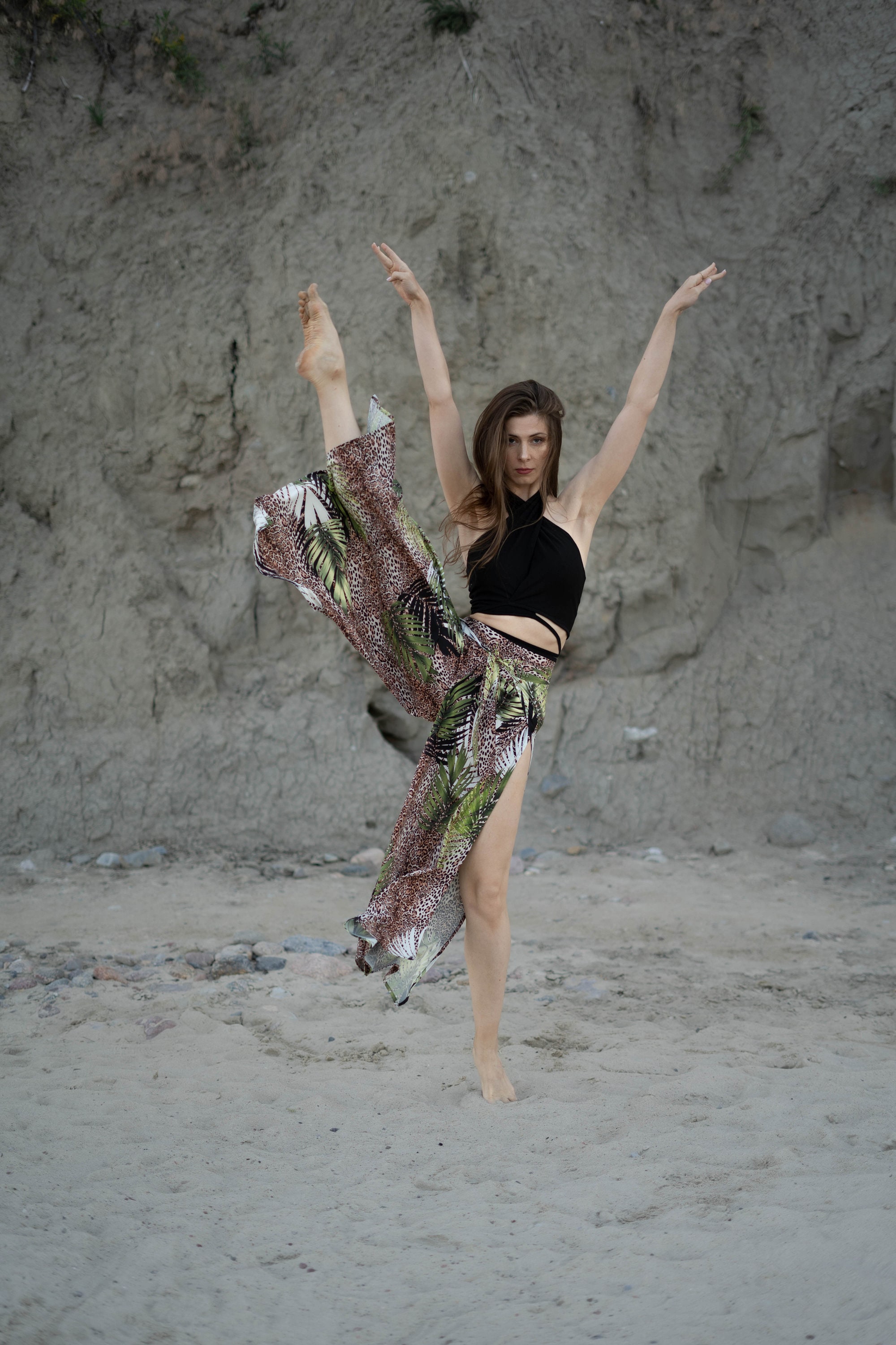 Wild Soul Pareo Pants, Wrap Pants, Brazilian Zouk Pants, Side Slit ...