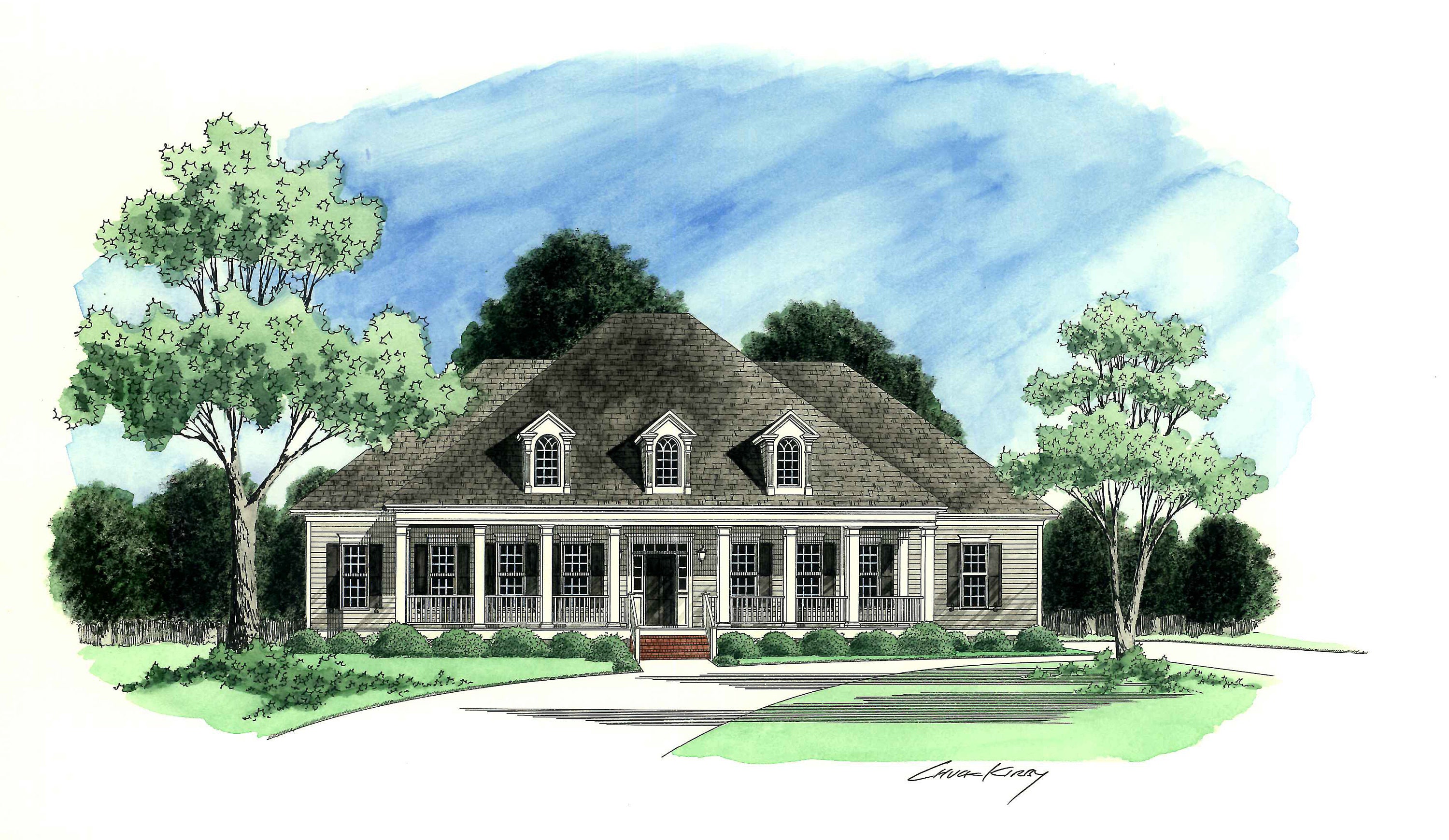 15x20" Premier Custom Home Portrait, Hand Drawn, Original House Sketch ...