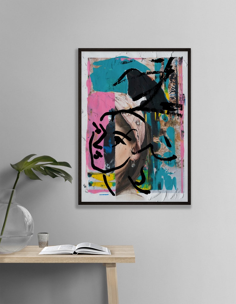 Abstract Collage Art Printable Abstract Instant Download - Etsy