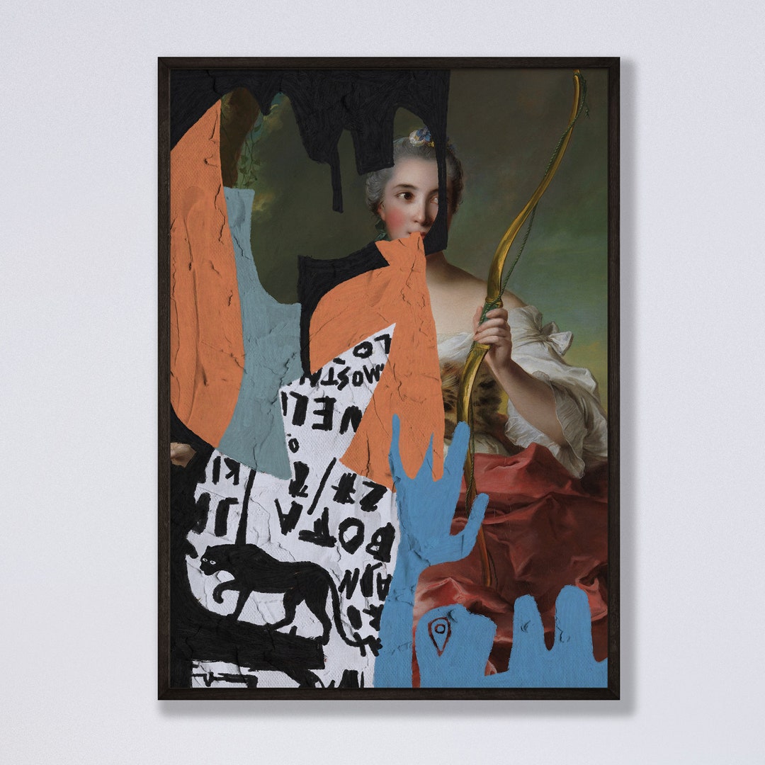 Phyllisart-060 Altered Art Portrait, Downloadable Art, Digital Download ...