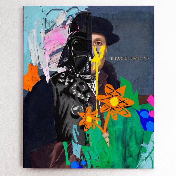 Phyllisart-056 Altered Art Portrait Downloadable Art - Etsy