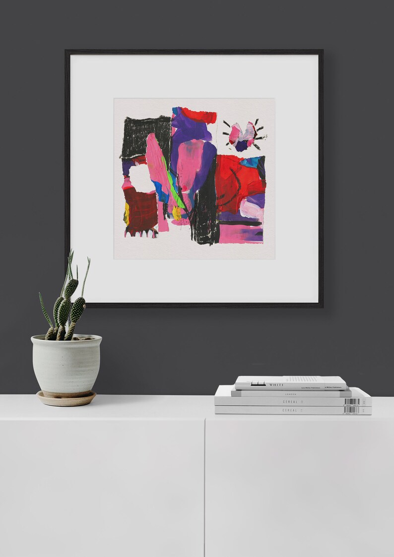 Abstract Art Print Abstract Collage Art Printable Abstract - Etsy